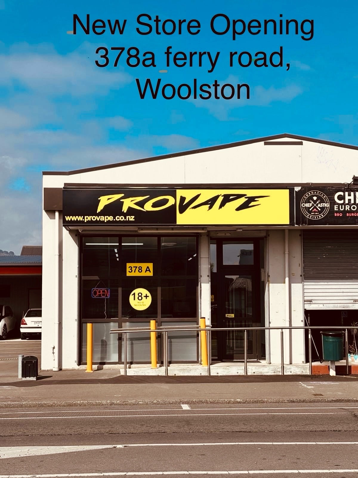 New store opening – Provape Bishopdale